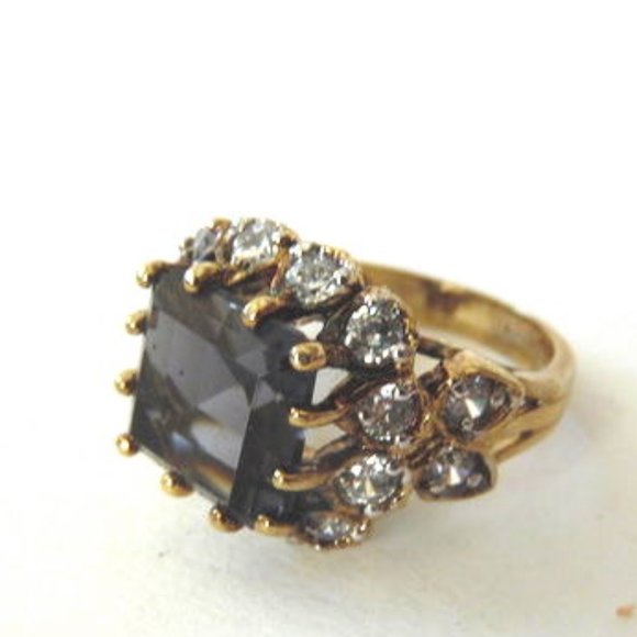 Technibond | Jewelry | Rare Technibond Dark Amethyst Ring Size 8 | Poshmark